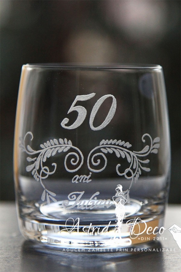 Pahar Bohemia whiskey gravat manual - Aniversare - Pahare whiskey ...